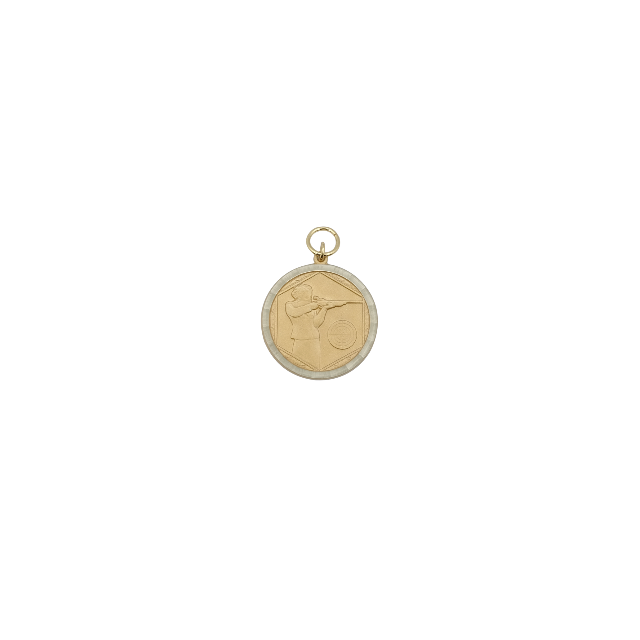 Medaille, Messing, vergoldet, mit Öse(n) und Ring(en) – Online Shop für ...